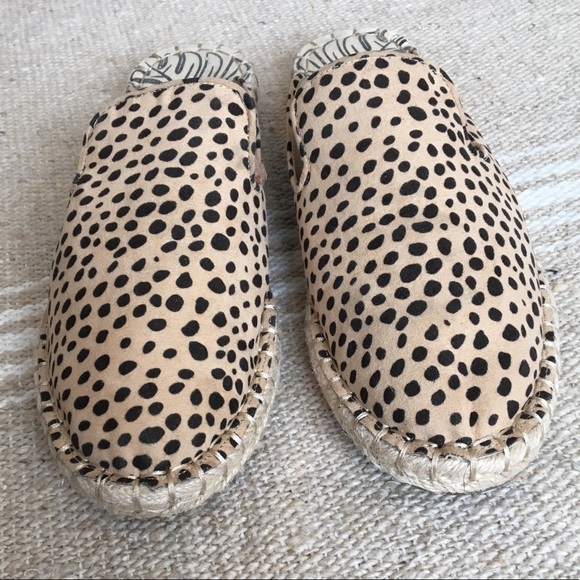 DV by Dolce Vita | Shoes | Dolce Vita Tan Black Mules Leopard Espadrilles 75 | Poshmark